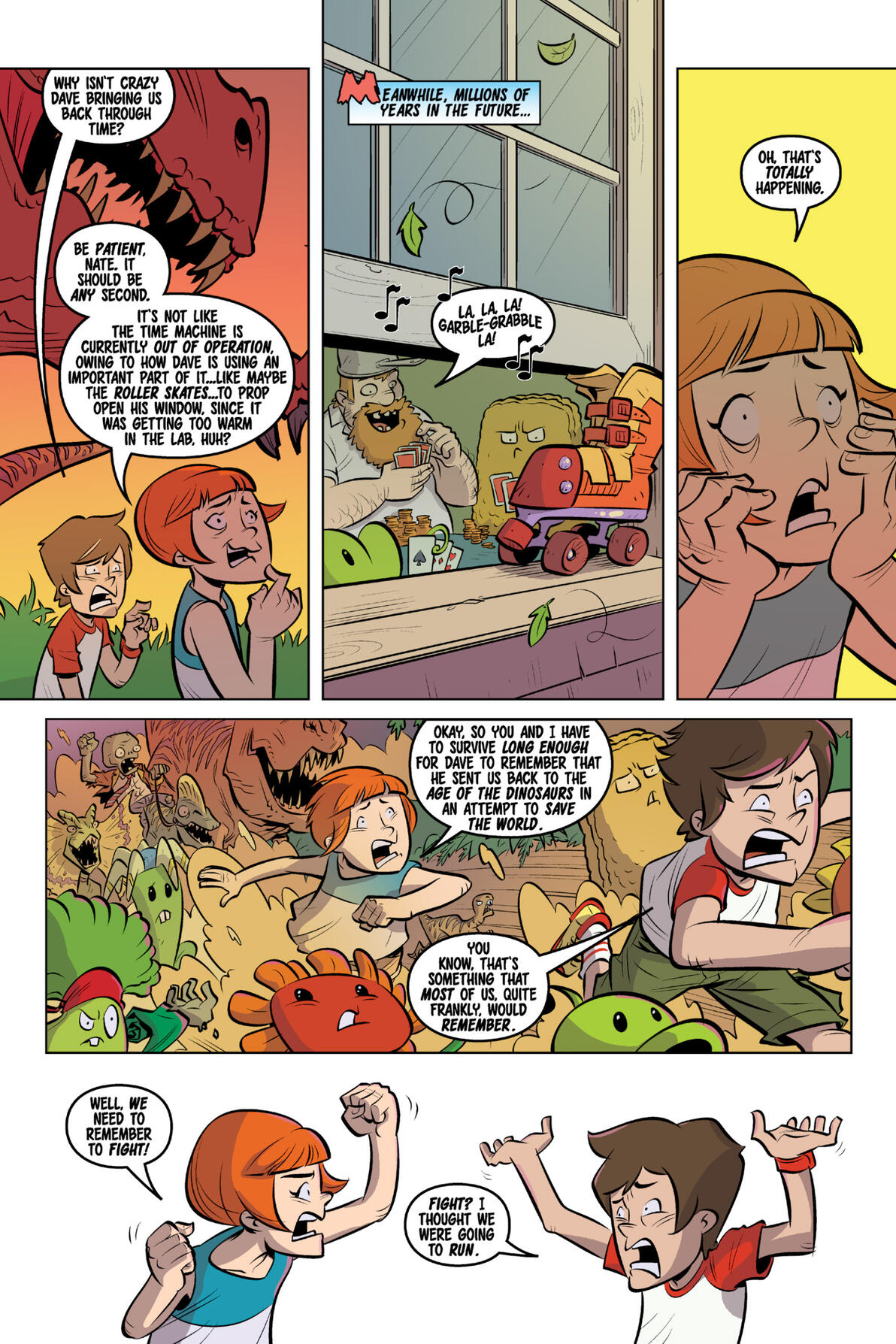 《Plants vs Zombies》（植物大战僵尸）漫画高清彩色电子扫描原版，合订本2 - 哔哩哔哩