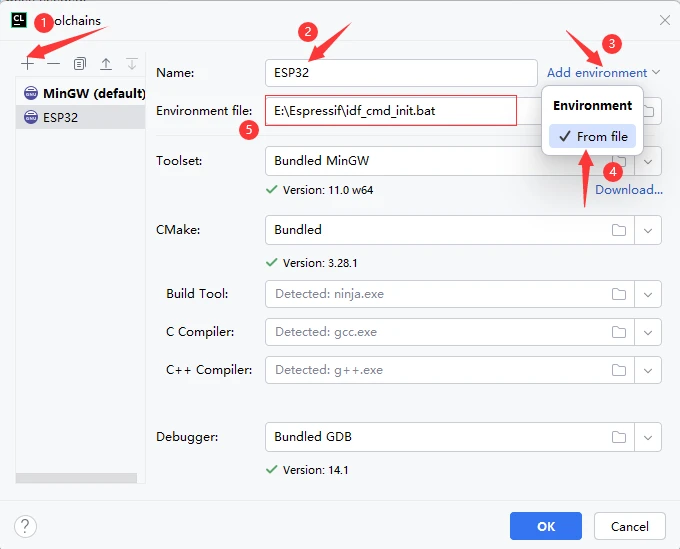 【CLion-ESP32】从零开始的ESP-IDF - 哔哩哔哩