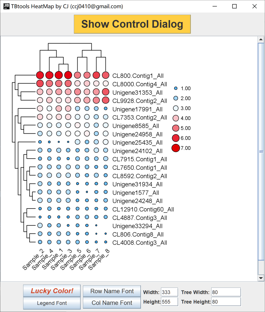「TBtools」热图 HeatMap「格式刷」 - 哔哩哔哩