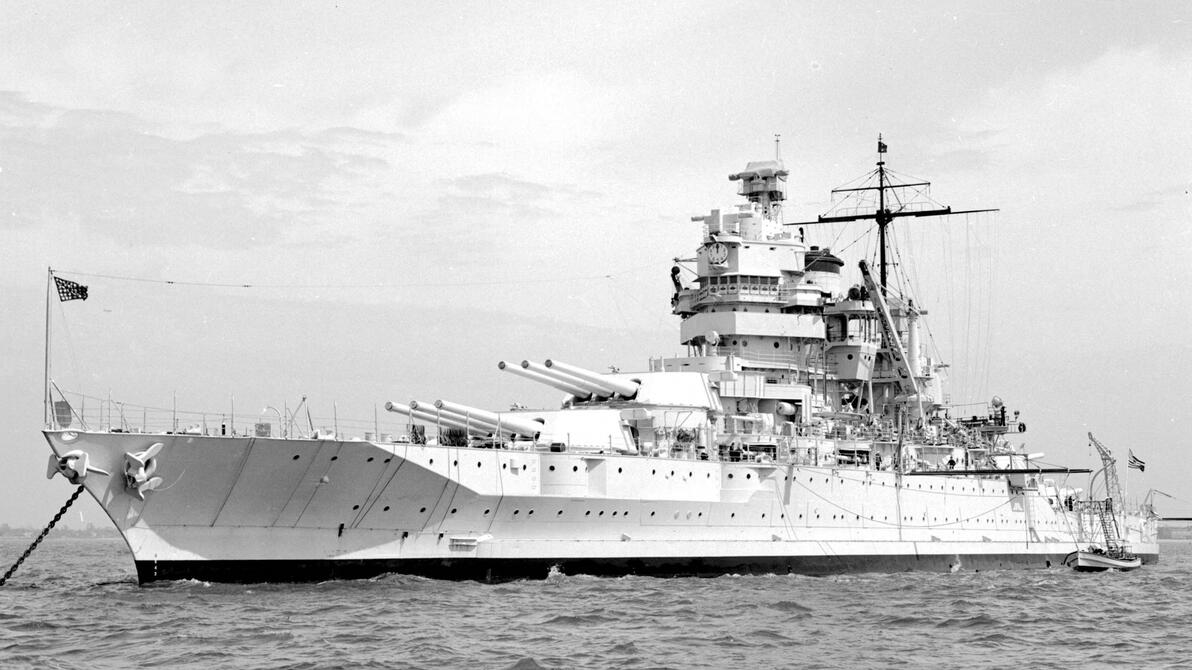 【美国战列舰图片极简史-下】从BB-1印第安纳到BB-71路易斯安那 - 哔哩哔哩