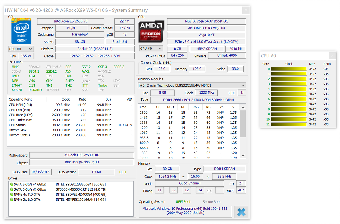 【硬件折腾】至强E5 2690 V3折腾测试 - 哔哩哔哩