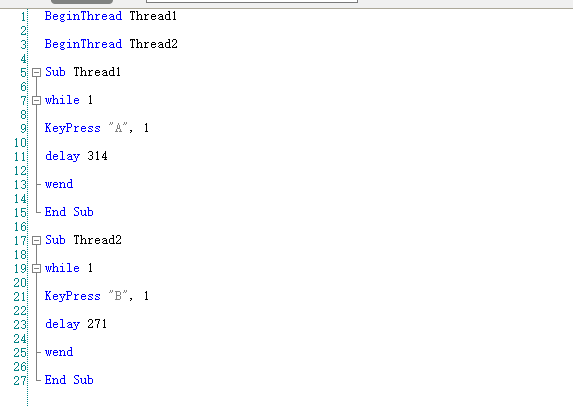 按键精灵 攻略 】 多线程脚本怎么写？ - 哔哩哔哩