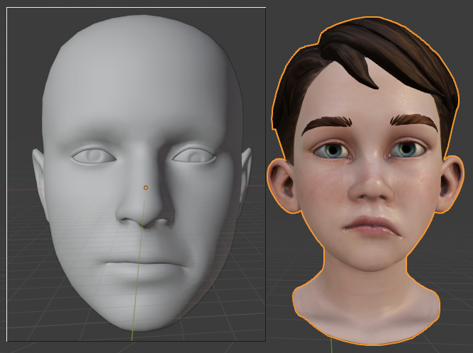 类卡通效果与写实人脸的52个blendshape效果对比及变化说明！！！ - 哔哩哔哩