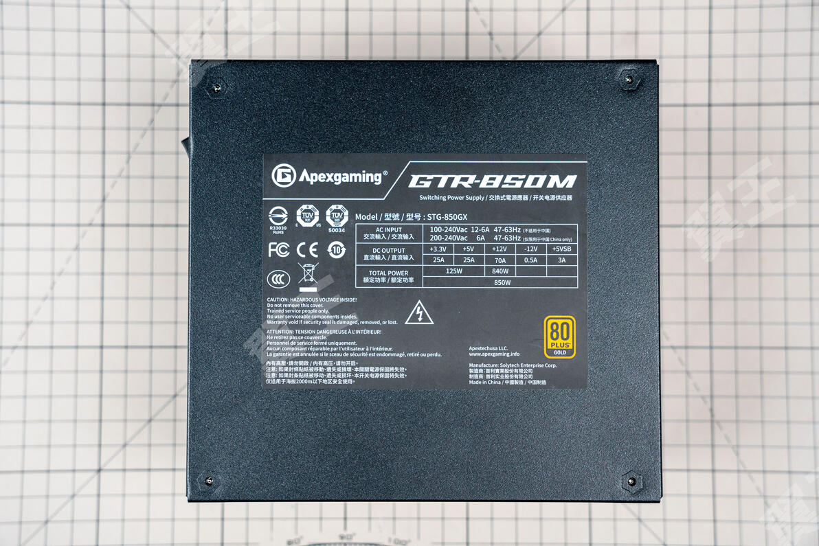 做工用料都挺好，就是性能不达标，艾湃电竞GTR-850M拆解评测 - 哔哩哔哩