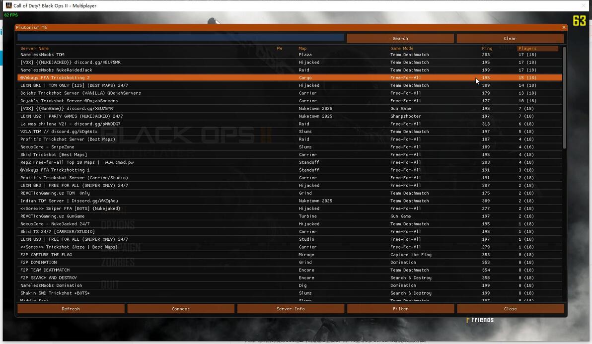 玩使命召唤: 黑色行动2 (BO2/COD9) 多人的另一种方法 - Plutonium T6 - 哔哩哔哩