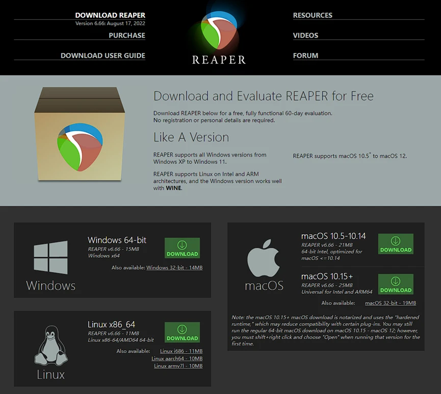 Reaper的下载、安装和认识 - 哔哩哔哩