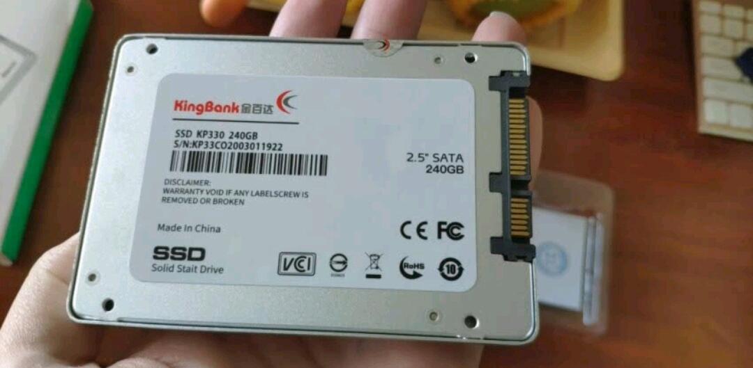 金百达KP330 240G 2.5英寸SATA固态硬盘开箱 - 哔哩哔哩