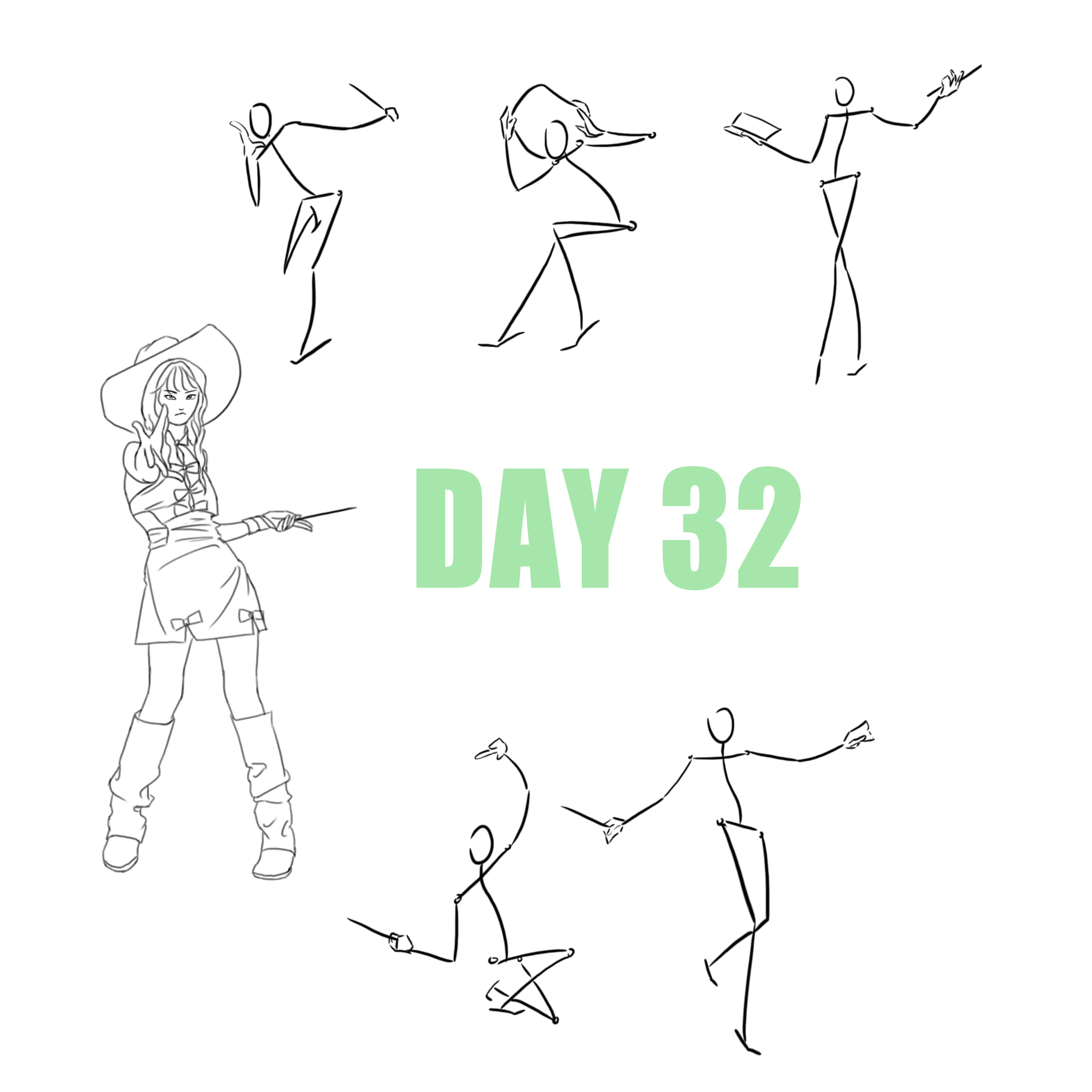 #速写60天挑战赛# day32 @速写班长 - 哔哩哔哩