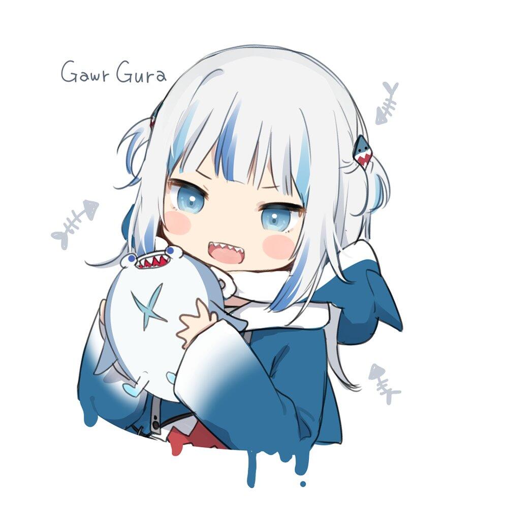 Gawr Gura高清壁纸【近百张合集】 #gawrt - 哔哩哔哩