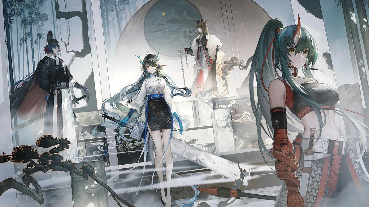 【明日方舟/Arknights/岁】强氛围.超清4K.壁纸 - 哔哩哔哩