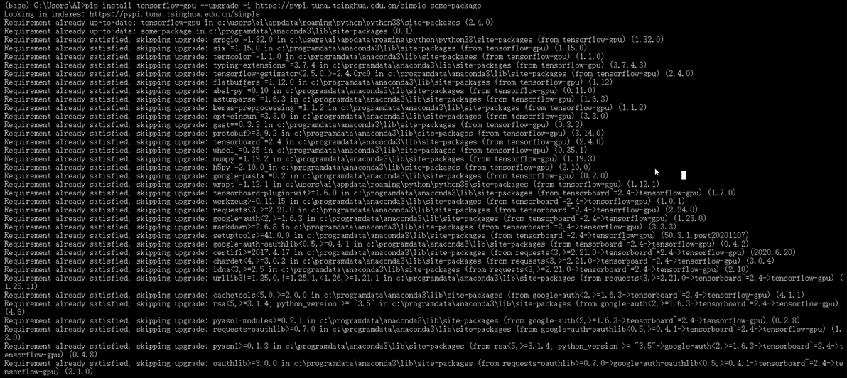 Windows 10上安装tensorflow 24(gpu版) 哔哩哔哩