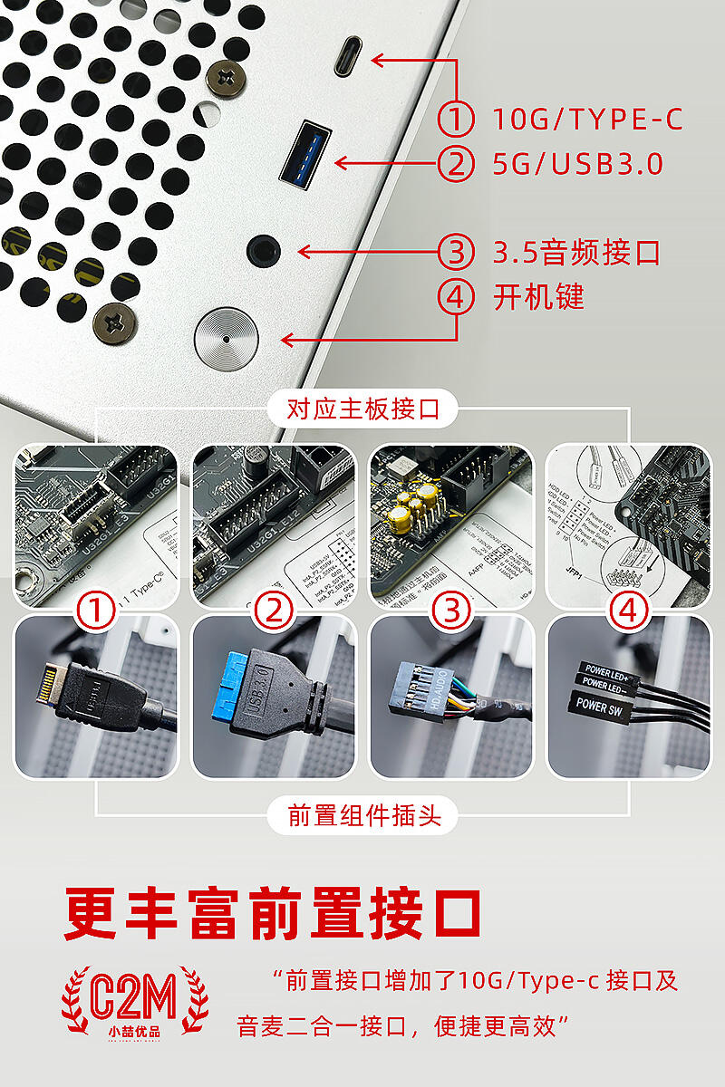 小喆优品上线C2P升级版C2M，支持背线，散热器与大显卡支持大幅提升！ - 哔哩哔哩