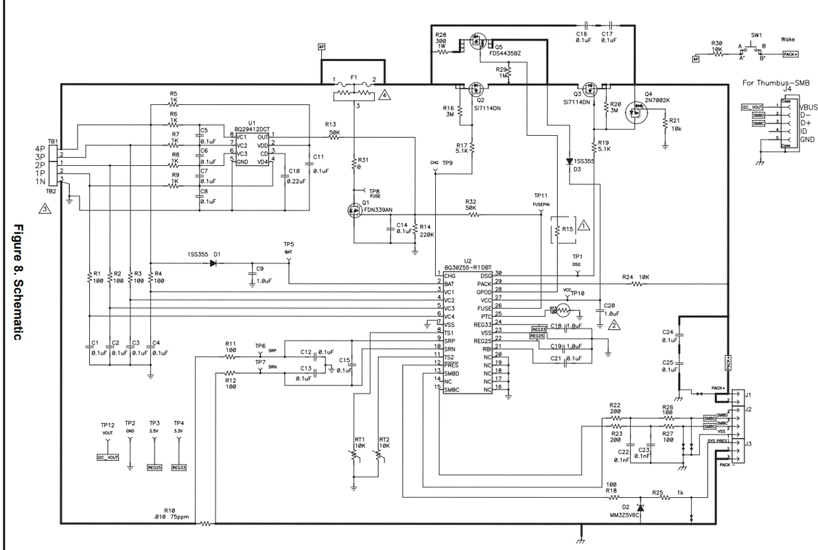 破解笔记本电池w650bat6，bq30z55芯片 - 哔哩哔哩