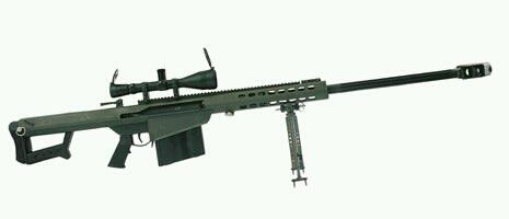 轻武器科普之巴雷特M82A2/ A1M/A3/M107狙击步枪 - 哔哩哔哩