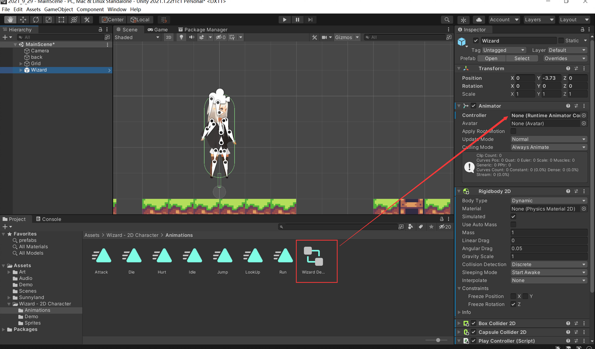 unity2d人物移动、跳跃 - 哔哩哔哩