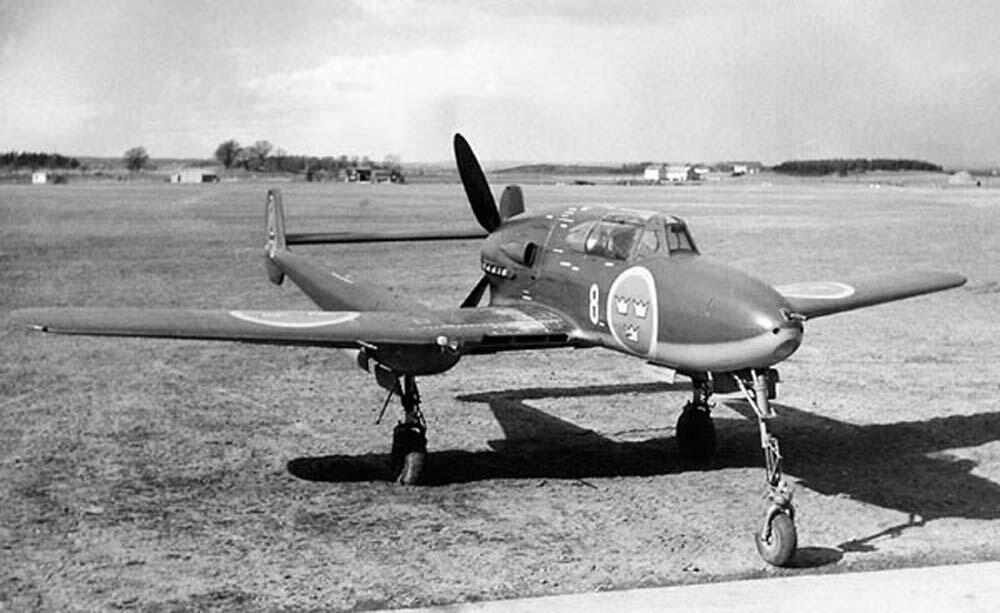 斯堪的纳维亚的猎鹰J21双身战斗机 - 哔哩哔哩