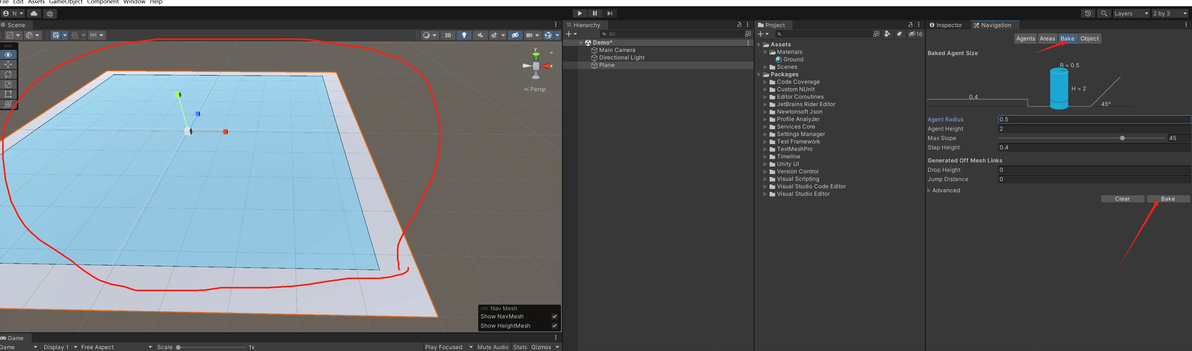 [Unity学习笔记]Navigation+LineRenderer绘制导航路径 - 哔哩哔哩
