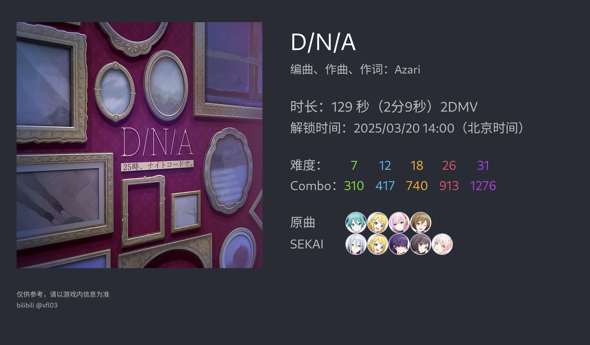 第161期25时活动——Unreliable Notes【Project SEKAI】 - 哔哩哔哩