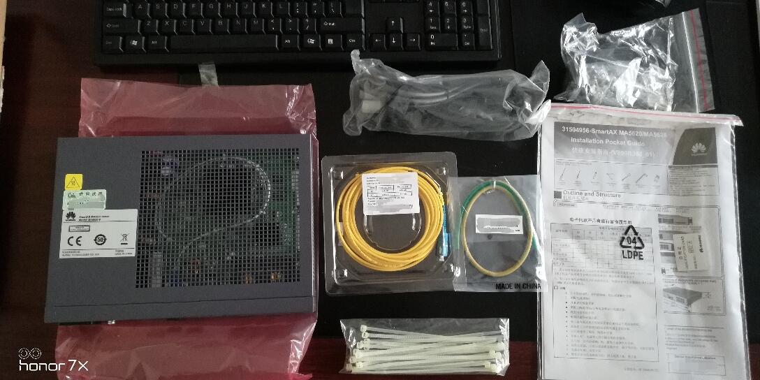 华为主业产品---MA5620远程接入设备 开箱 - 哔哩哔哩
