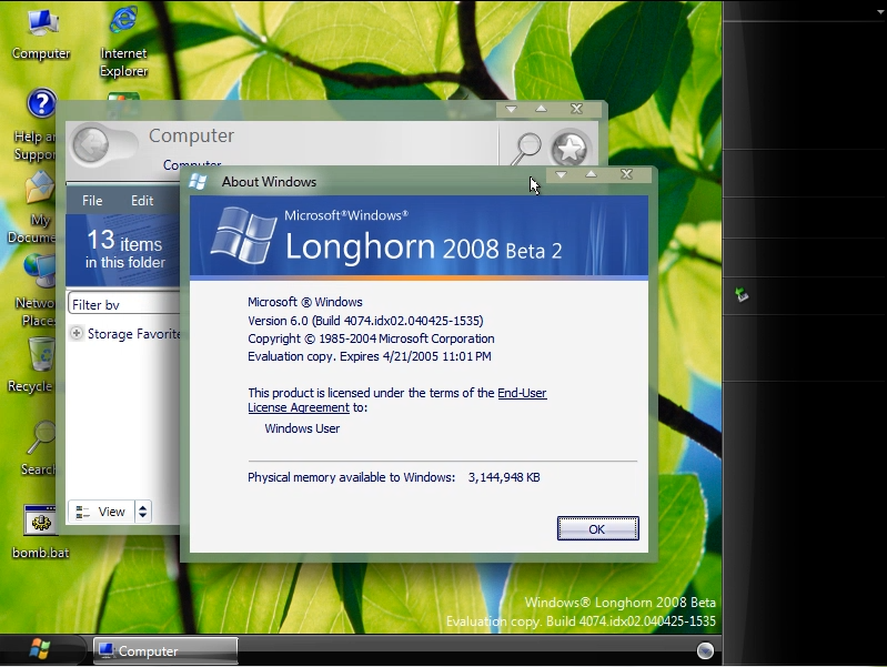 超全Windows各版本Aero欣赏图鉴（包括beta版的毛玻璃主题） - 哔哩哔哩
