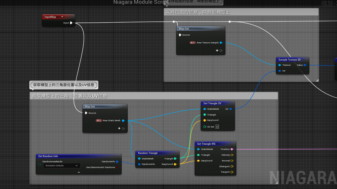 Niagara module script中将骨骼网格体改为静态网格体 - 哔哩哔哩