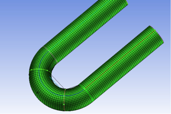 ANSYS ICEM CFD与FLUENT综合利用案例3---三维结构化u型管网格划分及后处理运算 - 哔哩哔哩