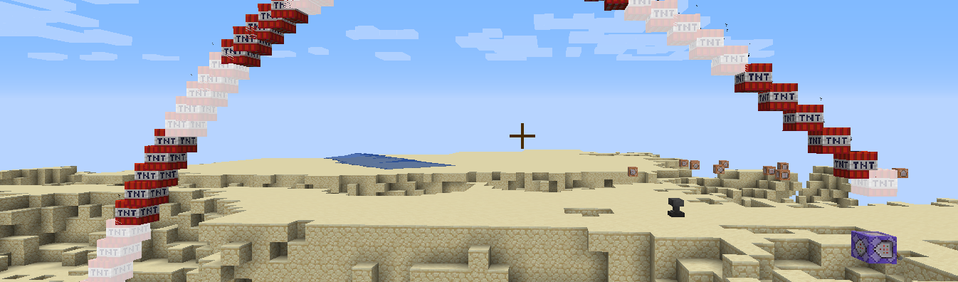 我的世界：终极tnt大炮？/summon、NBT教程2之Motion（Java版，电脑端或手机Boat端）！ - 哔哩哔哩