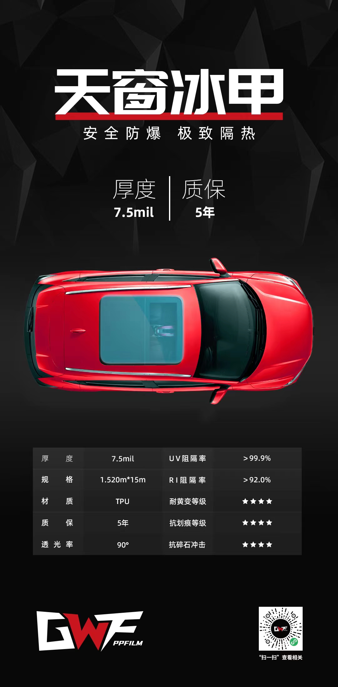 GWF天窗冰甲，车里温度降低9.7℃ 超强隔热！ - 哔哩哔哩