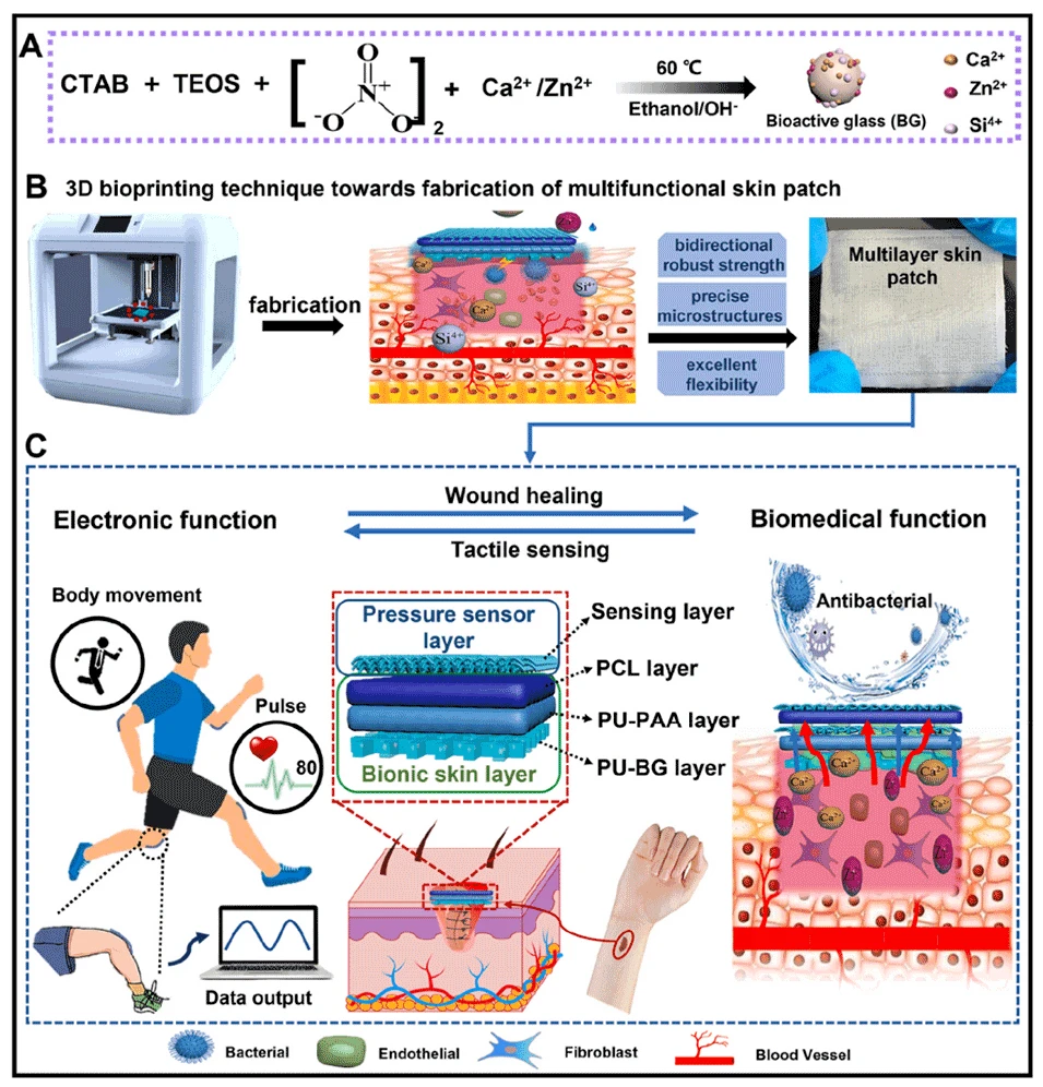南京工业大学陈苏教授Bioactive Materials：微流控3D生物打印技术构筑先进生物医学/电 - 哔哩哔哩