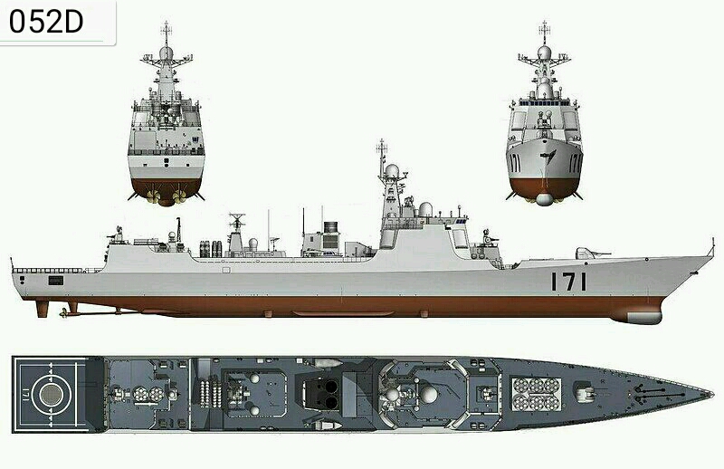 分享一些战舰三视图(驱逐舰篇) - 哔哩哔哩