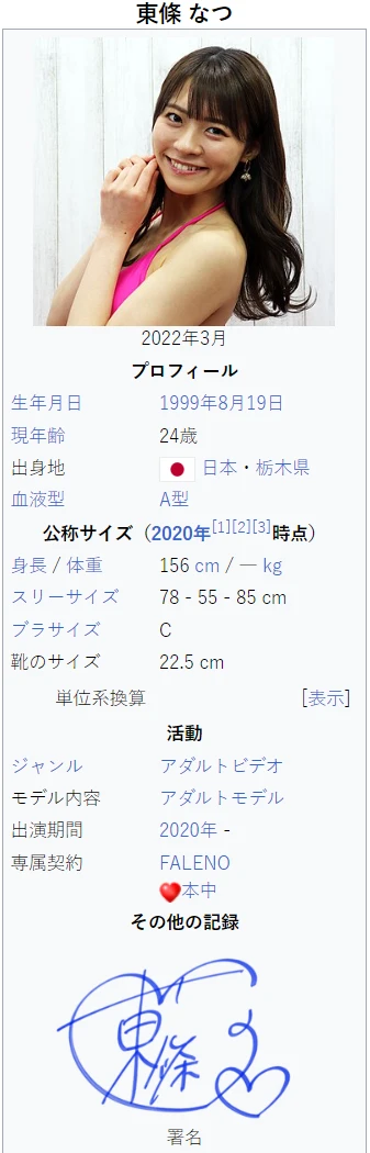 东条夏 東條なつ Tojo Natsu 【优百科#084】 - 哔哩哔哩