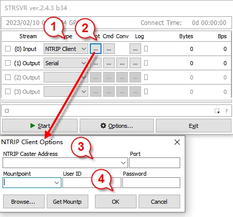RTK使用--Ntrip Caster - 哔哩哔哩