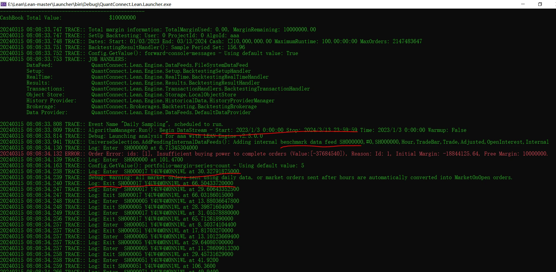 QuantConnect一个完整的Lean离线回测案例 - 哔哩哔哩