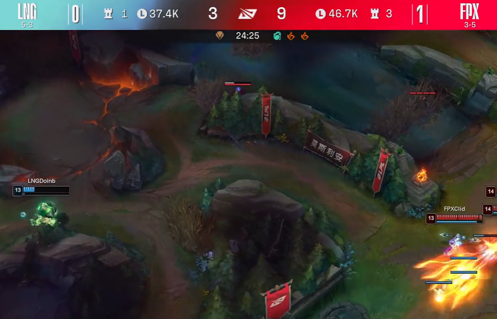 Doinb遭针对！FPX零封LNG，小狗Uzi的话逗笑观众 - 哔哩哔哩