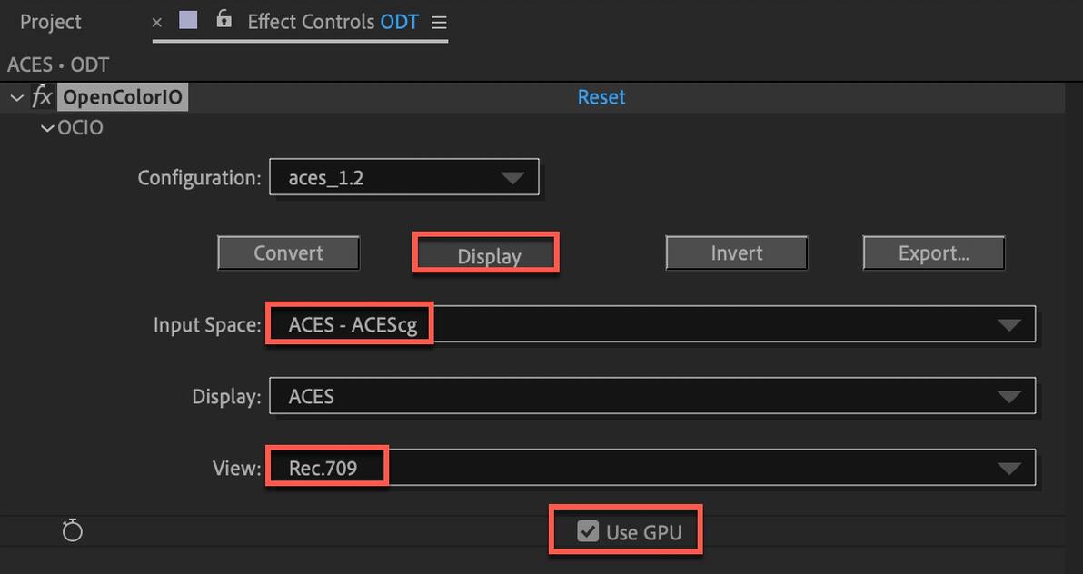 【春星开讲】在After Effects中使用OCIO插件建立ACES色彩管理流程 - 哔哩哔哩
