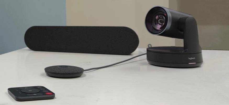 可能是最方便的专业视频会议系统？罗技CC5000e体验评测 - 哔哩哔哩