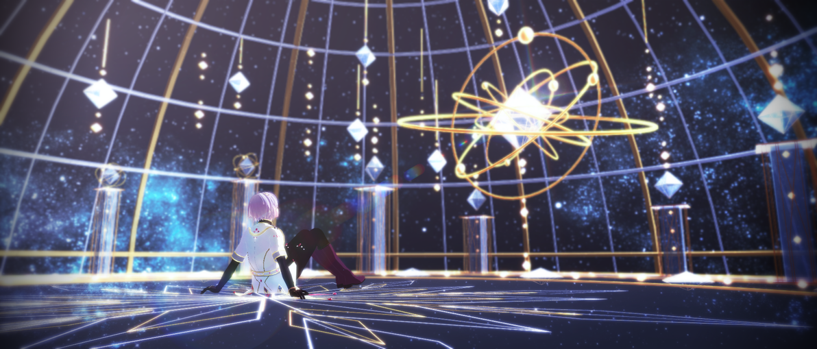 【MMD渲染分享04】星空系渲染 MACShader+A-Toon+ikUnderwater - 哔哩哔哩