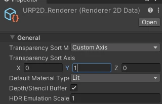 [Unity] 关于启用URP管线后无法设置Transparency Sort Mode的解决方法 - 哔哩哔哩
