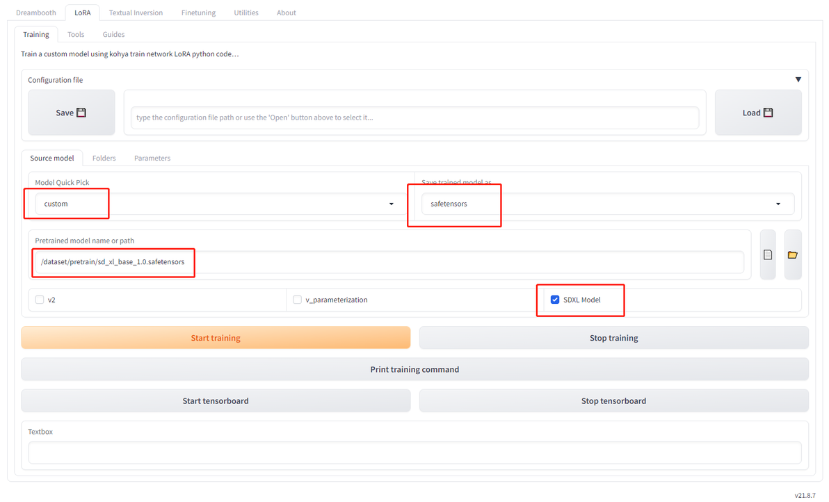 Kohya_ss GUI v21.8.7-SDXL1.0 Lora模型训练教程 - 哔哩哔哩