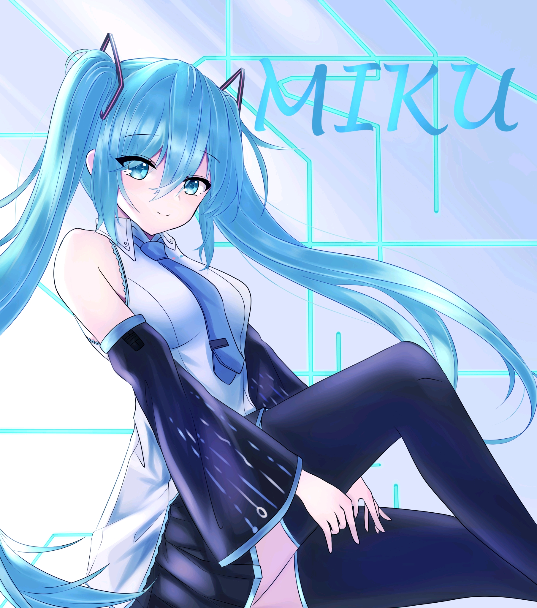 miku晚到贺图 - 哔哩哔哩