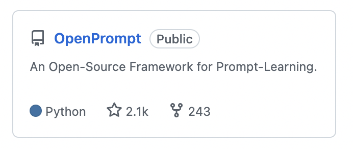 大模型提示学习利器OpenPrompt官方版介绍 | OpenBMB X 清华NLP - 哔哩哔哩