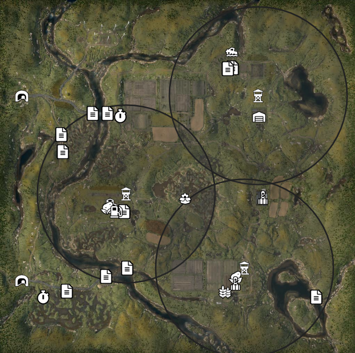 雪地奔驰Snowrunner第八季度(林地)地图及升级件位置 - 哔哩哔哩