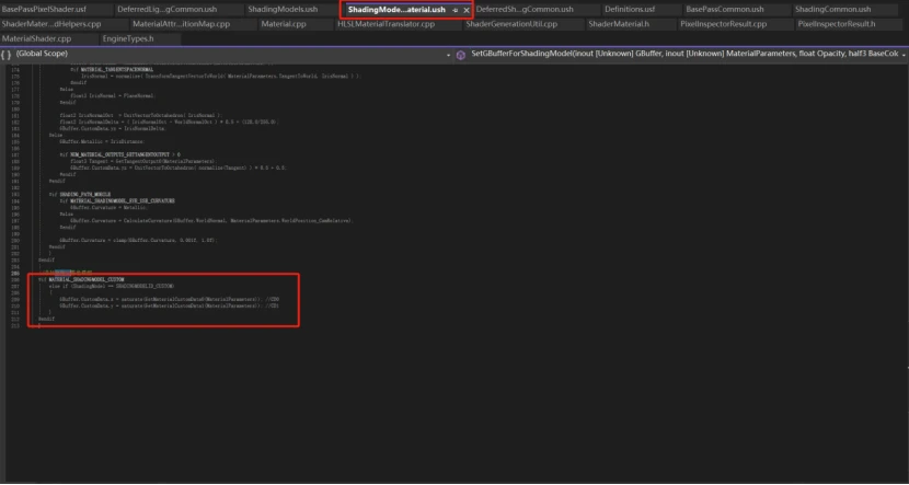 UE5.4修改源码实现添加自定义着色模型 - 哔哩哔哩