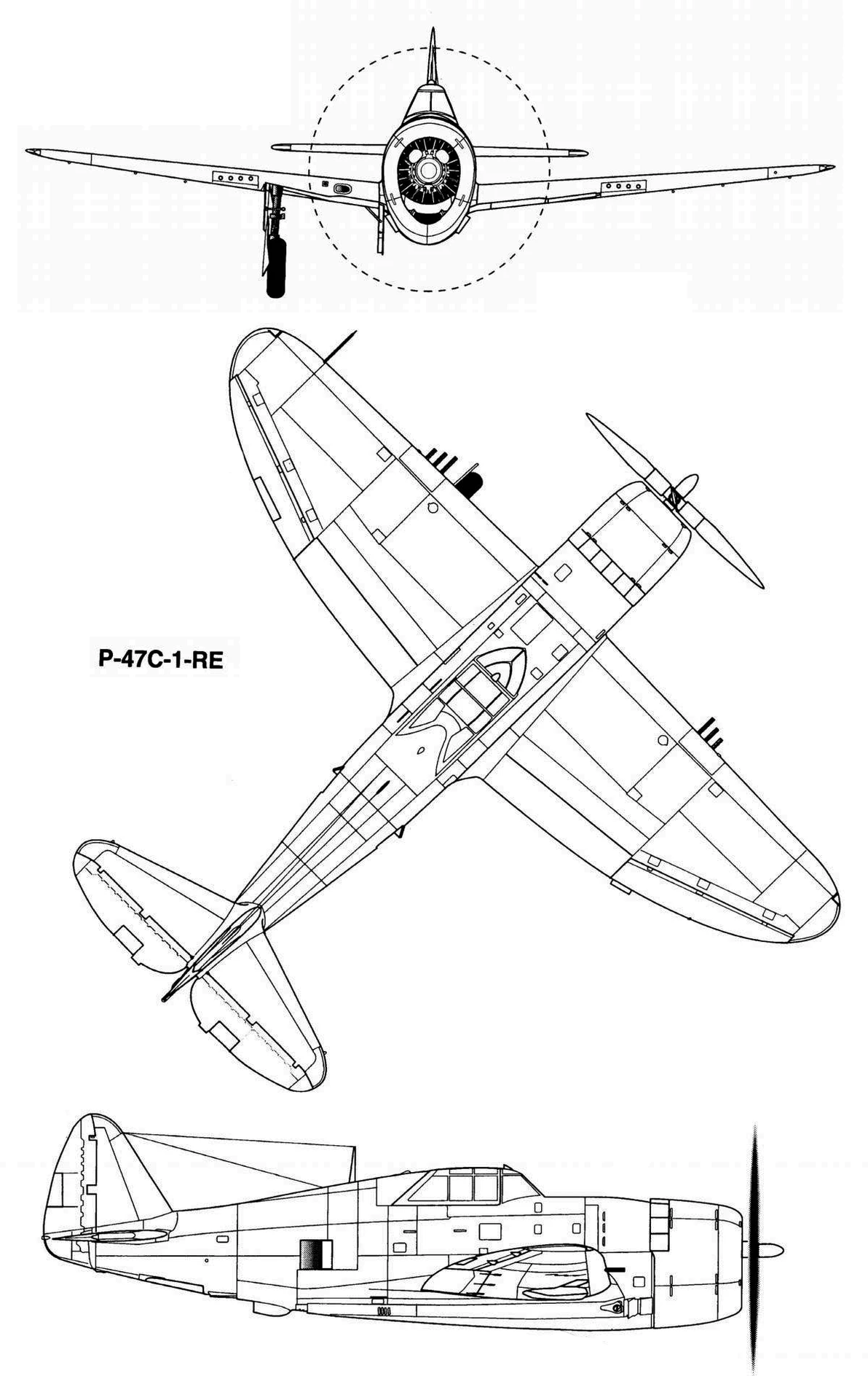 响亮而沉重——P-47雷电型号辨别 - 哔哩哔哩