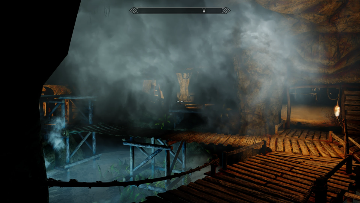 上古卷轴5重制版论各种光照光影ELE ELFX LUX RLO各对比 - 哔哩哔哩