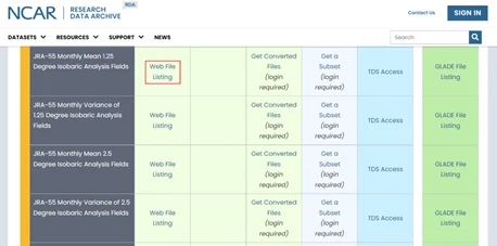 How to download JRA-55 datasets? - 哔哩哔哩