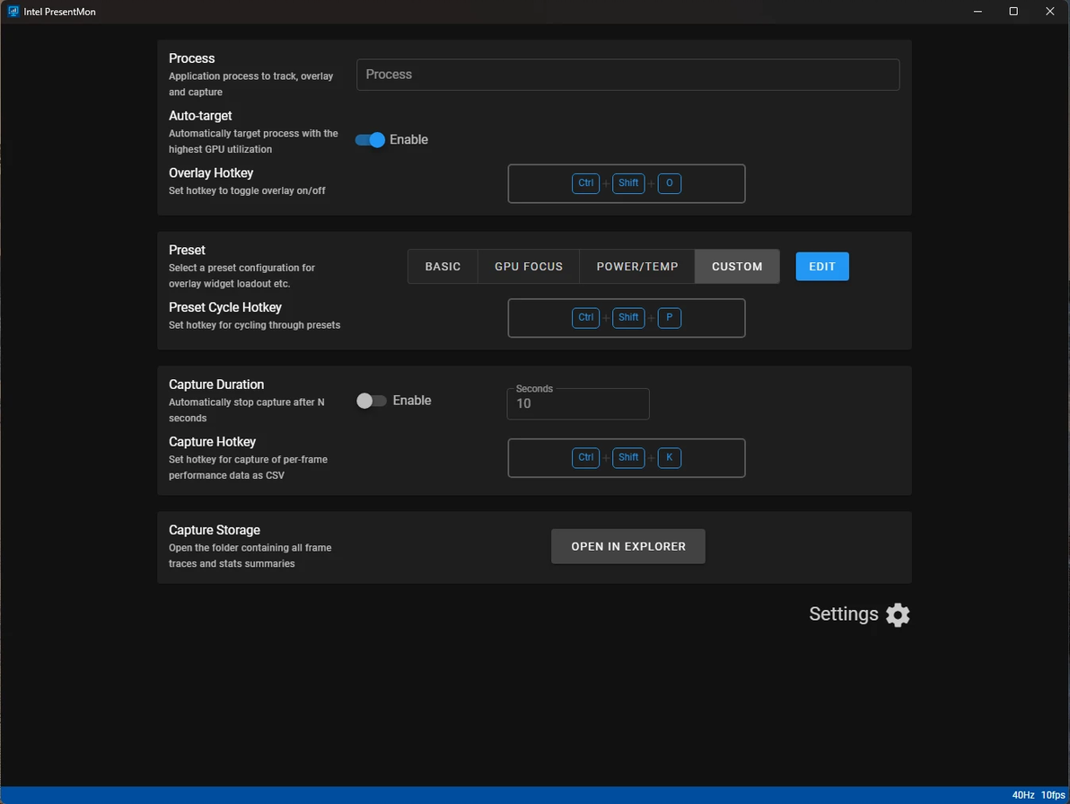 Intel出品的开源GPU硬件实时监测工具—Intel PresentMon - 哔哩哔哩