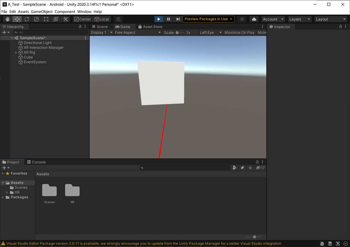 Unity + Oculus Qeust 原型开发配置 - 哔哩哔哩
