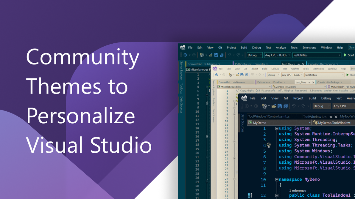 引入新的 Visual Studio 主题集合！ - 哔哩哔哩