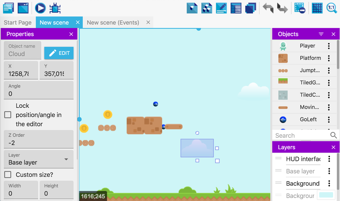 译文：GDevelop入门教程1-简介及基本概念 - 哔哩哔哩